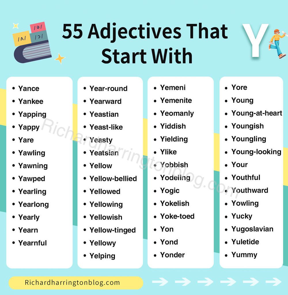Adjective Start With Y For A Person Adjective Start With Y For A Person